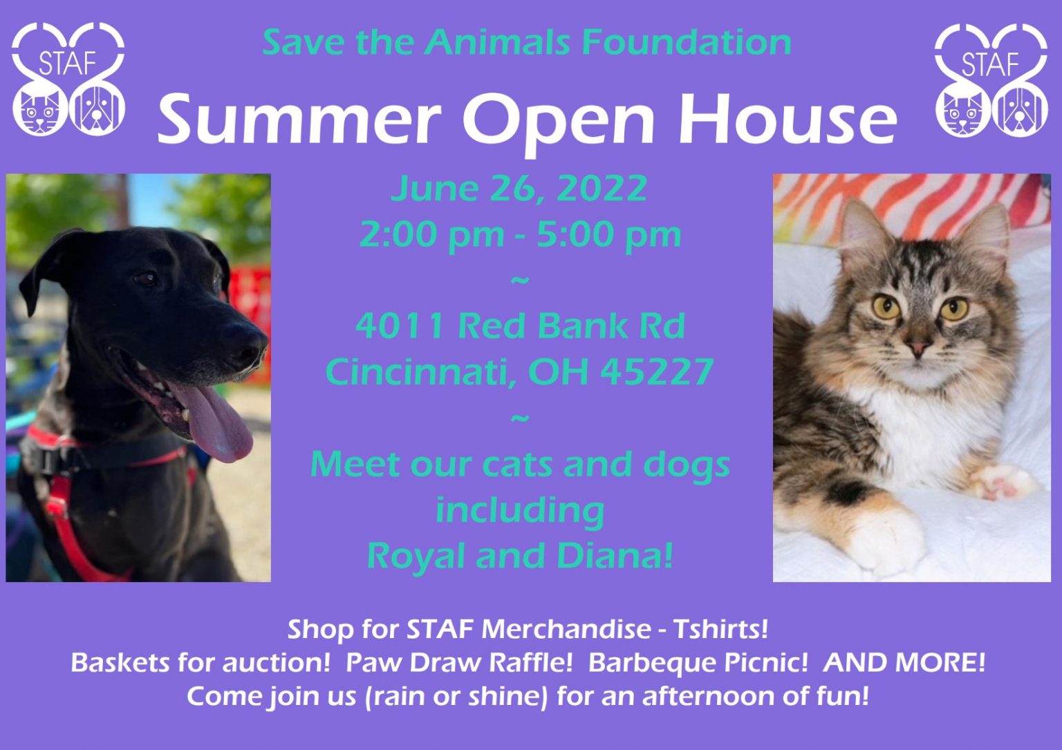 Summer Open House at Save the Animals Foundation | Grady Veterinary ...